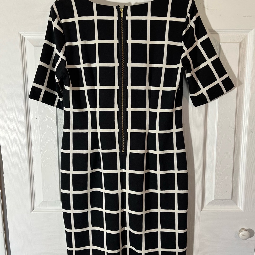 Cato | Dresses | Cato Black And White Checkered Sheath Dress | Poshmark